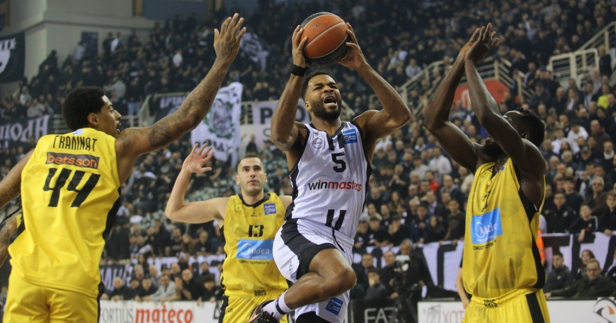 Μπάσκετ: Νίκη του ΠΑΟΚ επί του Άρη με 82-76 σε σπουδαίο ντέρμπι στην ...