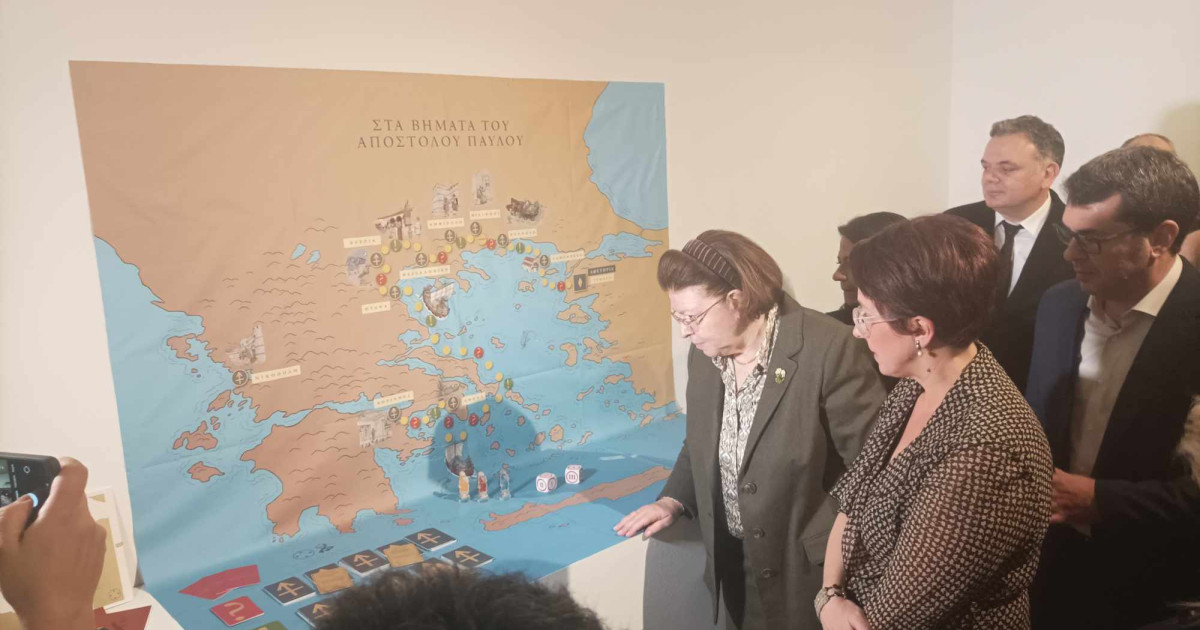 Θεσσαλονίκη: Η Λίνα Μενδώνη εγκαινίασε την έκθεση «Στα βήματα του ...