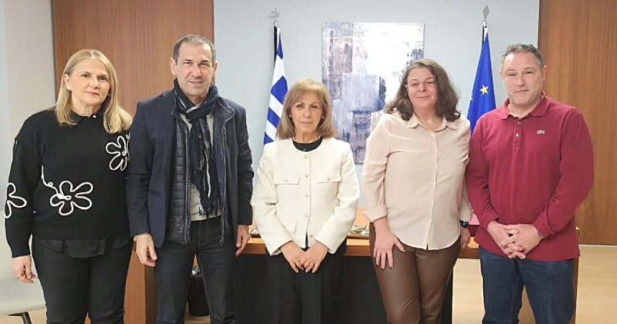 Το ΔΣ της ΕΣΗΕΜ - Θ στην Περιφερειάρχη Κεντρικής Μακεδονίας