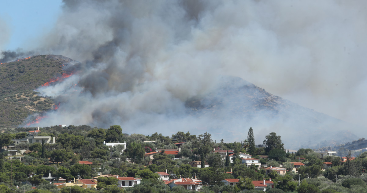 Παλαιά Φώκαια: Οριοθετήθηκε η πυρκαγιά - Σε επιφυλακή οι πυροσβεστικές ...